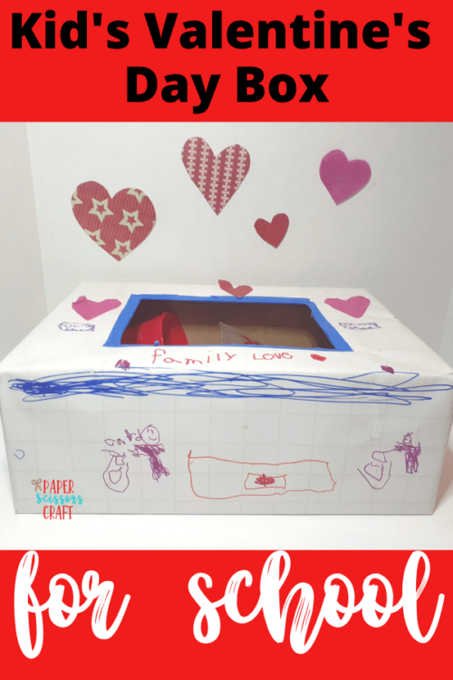 Last Minute Kids Valentine's Day Box (Quick and Easy)