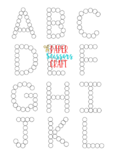 Q Tip Painting and Learning Activity for Toddlers with Free Printables