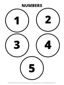 Toddler Counting Activity for Preschoolers with Free Printable