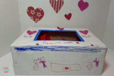 Last Minute Kids Valentine's Day Box (Quick and Easy)