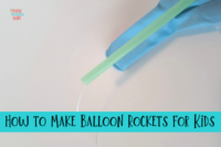 How to Easy Make Balloon Rockets for Kid's Science