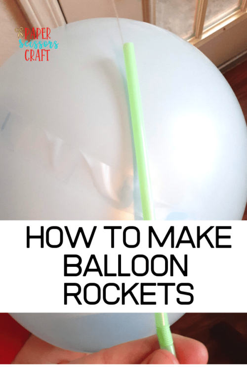 How to Easy Make Balloon Rockets for Kid's Science