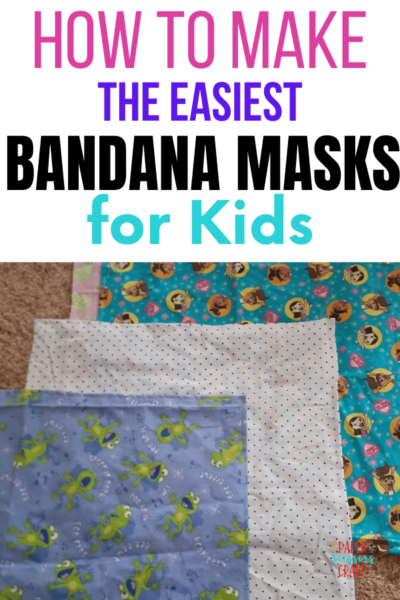 How to Make Bandana Masks for Kids from Mere Scraps