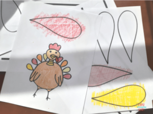 FREE Printable Turkey Headband Craft Cut Out Template for Kids