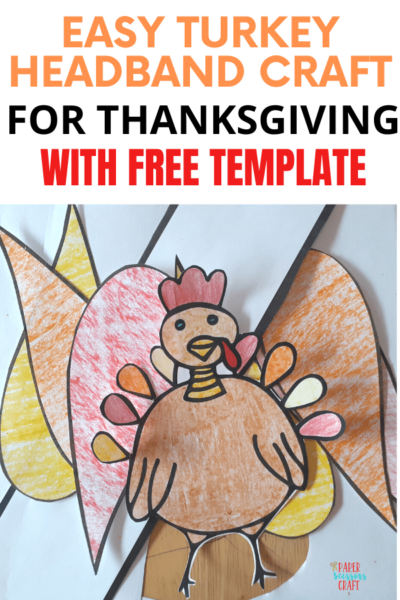 FREE Turkey Headband Template: Easy Thanksgiving Craft for Kids
