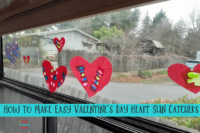 How to Make Easy Valentine's Day Heart Sun Catchers