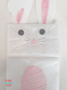 Easy Easter Bunny Puppet Craft for Kids and Toddlers with FREE Template