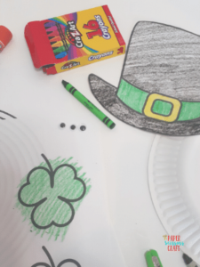 Paper Plate Leprechaun Craft for St. Patrick's Day with FREE Template