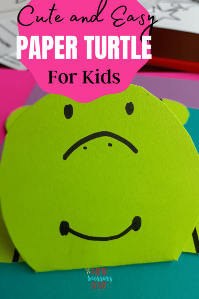 Easy and Cute Stackable Paper Turtle Craft for Kids