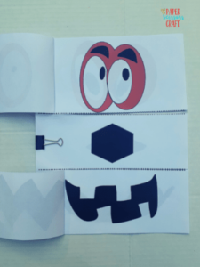 How To Make a Pumpkin Flip Book With Different Faces