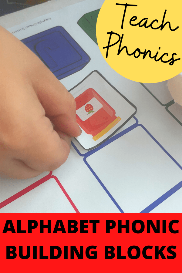 Alphabet Phonic Building Blocks for Preschoolers and Toddlers