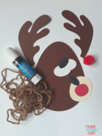 Rudolph the Red Nosed Reindeer Craft for Preschool