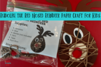 Rudolph the Red Nosed Reindeer Craft for Preschool