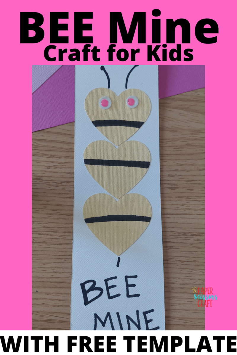 BEE Mine Valentine's Day Craft for Kids