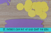 St. Patrick's Day Pot of Gold Craft for Kids with FREE Template