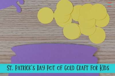 St. Patrick's Day Pot of Gold Craft for Kids with FREE Template