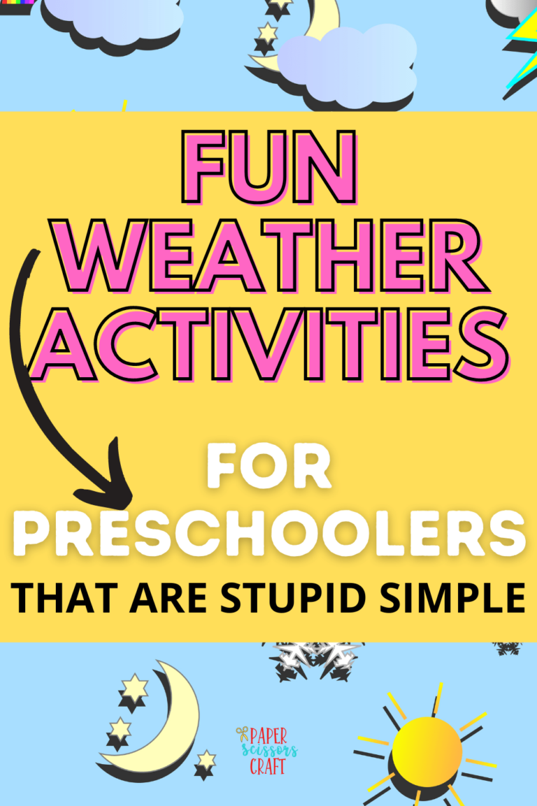 Fun Weather Activities for Preschoolers that are Super Simple