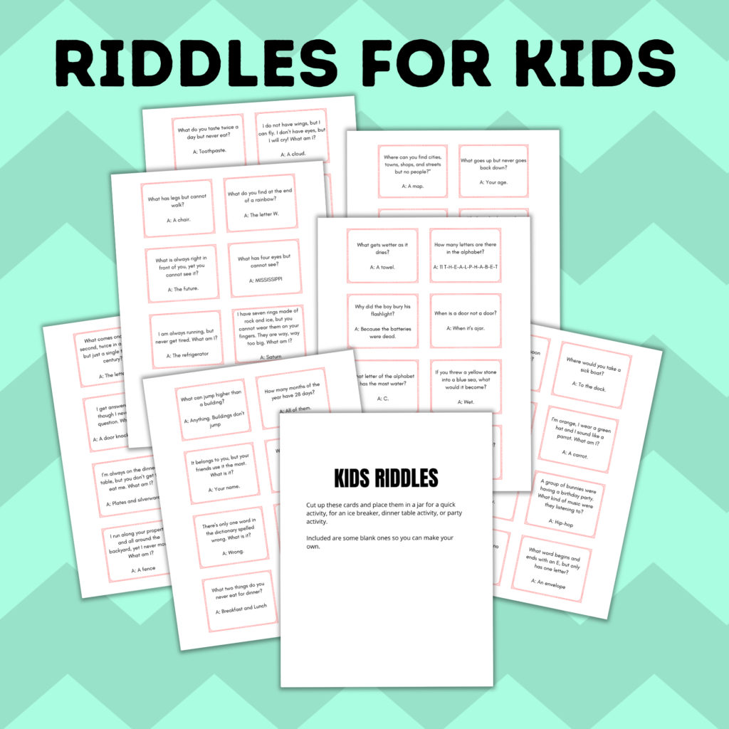 50 Simple and Easy Riddles for Young Kids to Understand