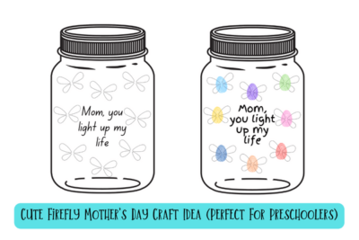 Cute Firefly Mother’s Day Craft Idea (Perfect For Preschoolers)