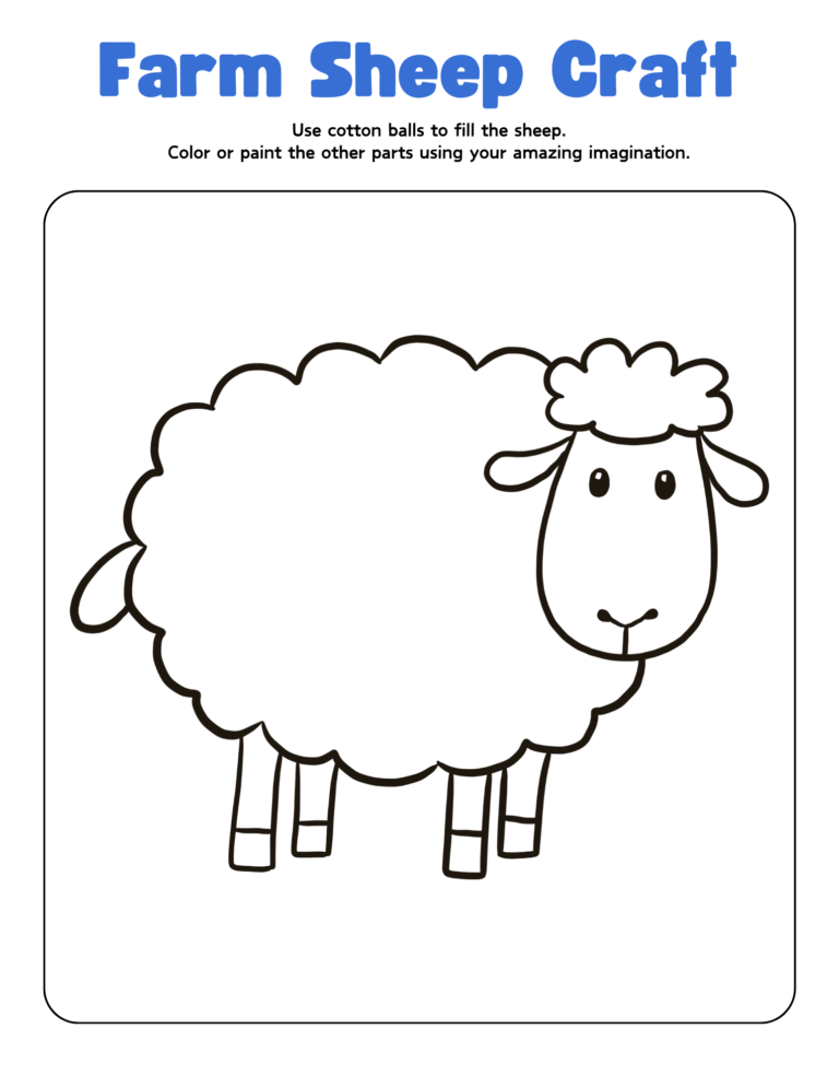13 Farm Preschool Worksheets & Printables Including Animals