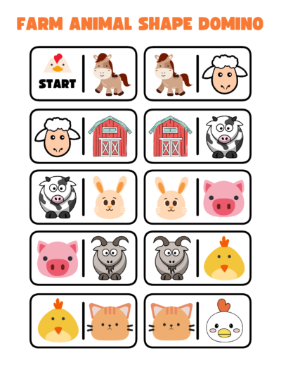 13 Farm Preschool Worksheets & Printables Including Animals