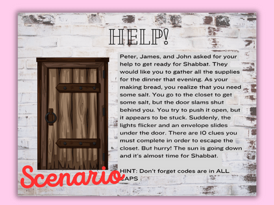 Bible & Christian Based Escape Room Game (Printable PDF)