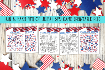 Fun & Easy 4th Of July I Spy Game (Printable PDF)