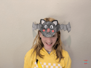 Easy Bat Headband Craft for Preschoolers (Printable Template)