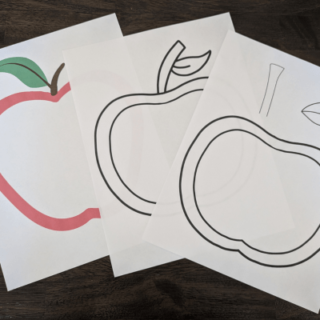 Fun & Simple Apple Suncatcher Craft with Template