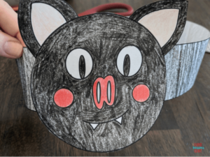 Easy Bat Headband Craft for Preschoolers (Printable Template)