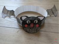 Easy Bat Headband Craft for Preschoolers (Printable Template)