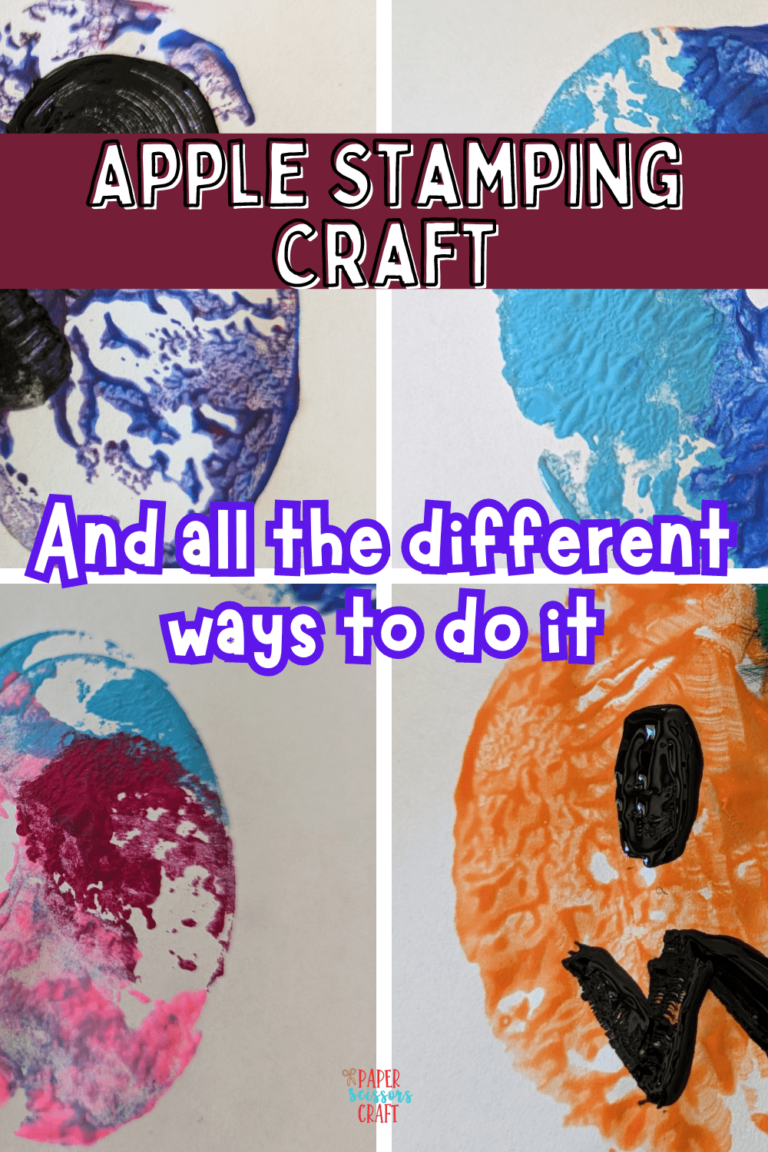 Apple Stamping Craft Activity: Paint a Pumpkin Or a Tree