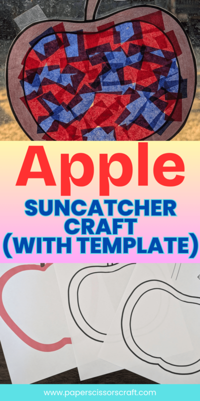 Fun & Simple Apple Suncatcher Craft with Template