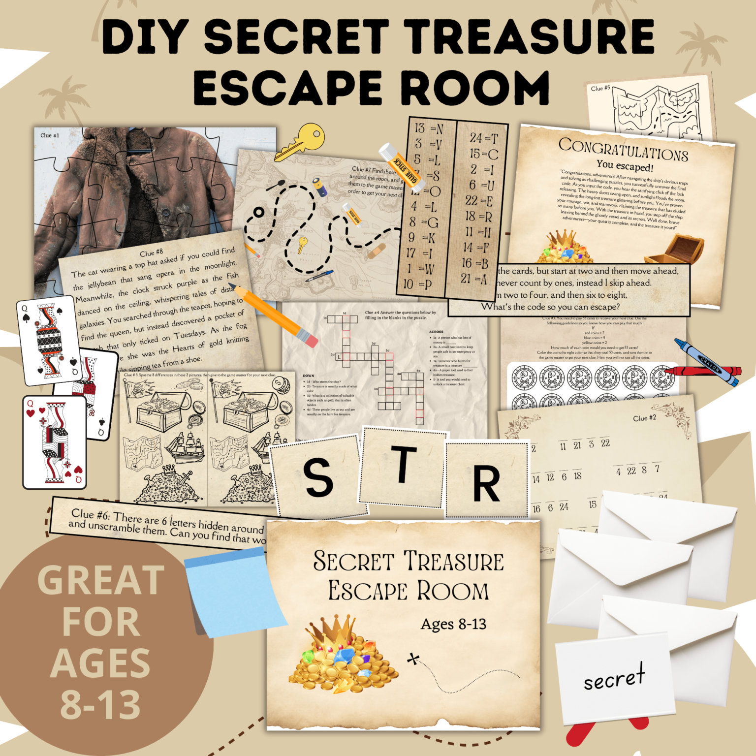 How To Host an Epic Escape Room at Home Kids Birthday Party