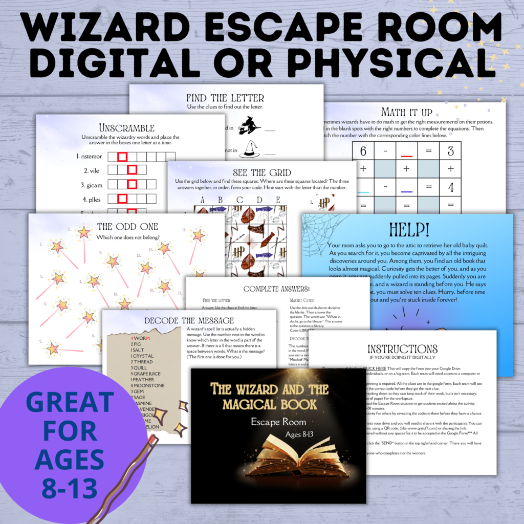 How To Host an Epic Escape Room at Home Kids Birthday Party