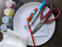 Super Easy Sponge Paint Turkey Thanksgiving Craft for Kids
