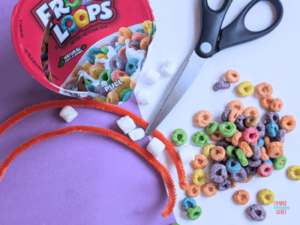 2 Colorful & Easy Froot Loops Rainbow Crafts with Free Template