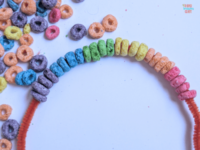 2 Colorful & Easy Froot Loops Rainbow Crafts with Free Template