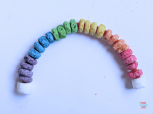 2 Colorful & Easy Froot Loops Rainbow Crafts with Free Template