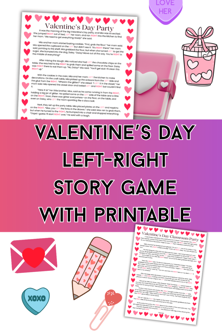 Valentine’s Day Left Right Story Game: Add Laughter to Love