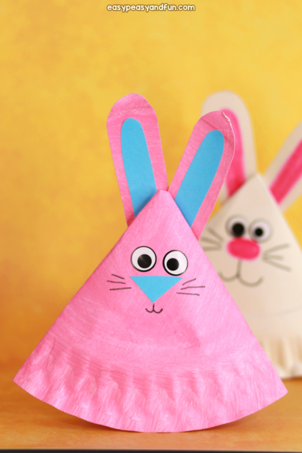 25 Easy Paper Bunny Crafts from Paper Plates, Bags, & More