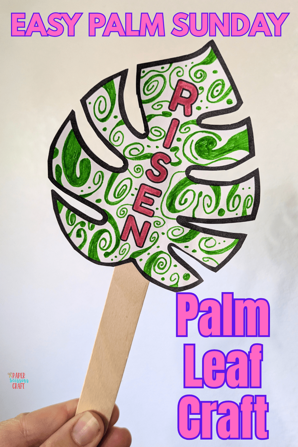 Easy Palm Leaf Craft for Kids – Fun & Faith-Filled Activity for Home or ...