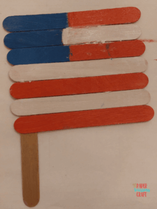 DIY Popsicle Stick Flag Craft for Kids for 4th of July - Paper Scissors ...