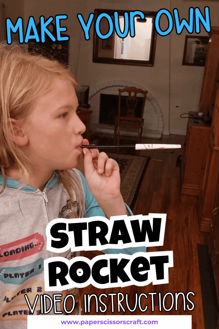 Quick and Easy Straw Rocket Craft for Kids: A fun STEM Activity - Paper ...