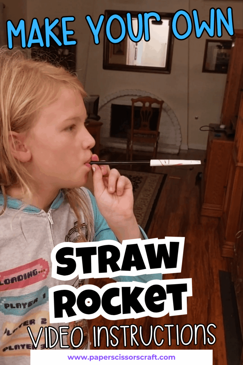 Quick and Easy Straw Rocket Craft for Kids: A fun STEM Activity - Paper ...