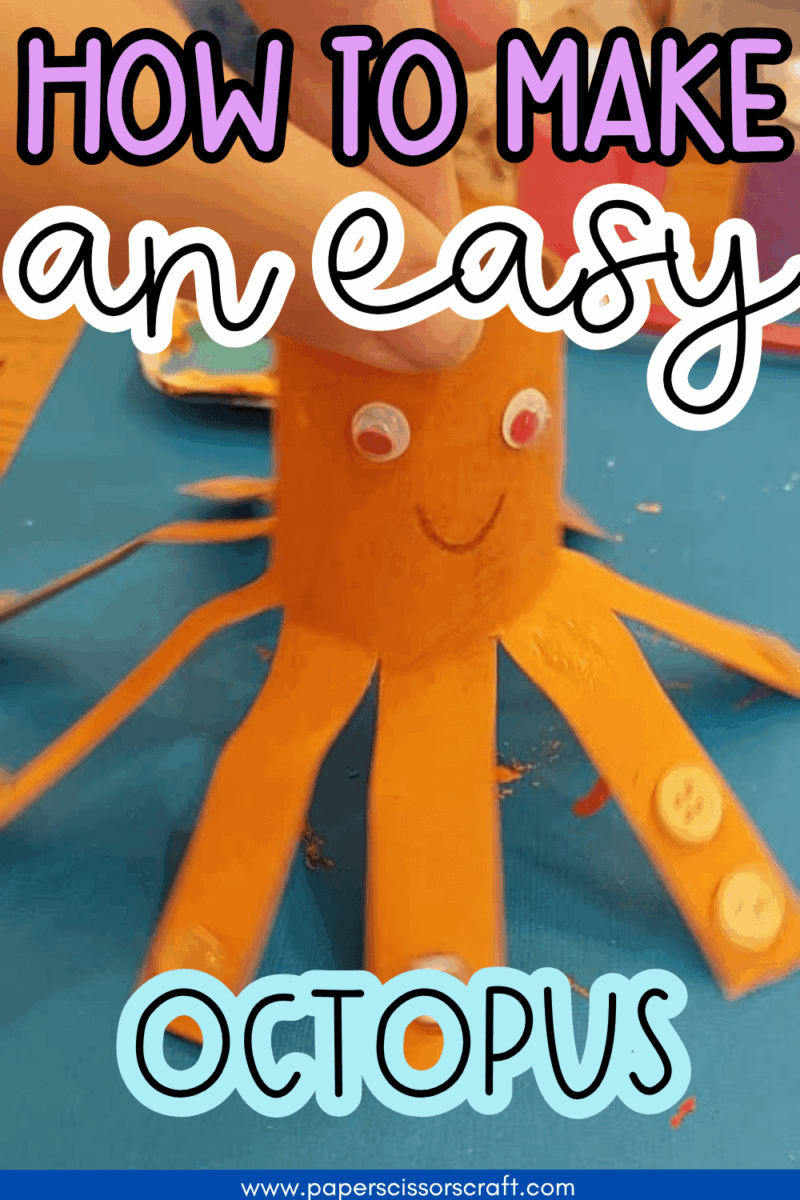 DIY Quick and Easy Toilet Paper Roll Octopus Craft for Kids - Paper ...