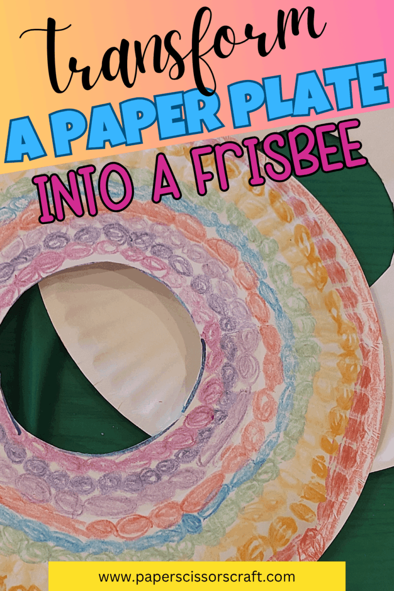 DIY Paper Plate Frisbee: A Simple Craft and Outdoor Game for Kids ...