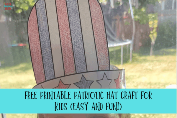 Free Printable Patriotic Hat Craft for Kids (Easy and Fun!) - Paper ...