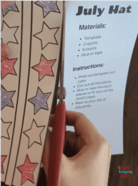 Free Printable Patriotic Hat Craft for Kids (Easy and Fun!) - Paper ...