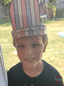 Free Printable Patriotic Hat Craft for Kids (Easy and Fun!) - Paper ...